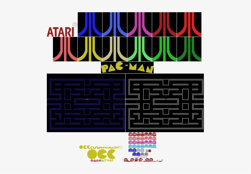 General Sprites - Colecovision Pac Man Sprites - Free Transparent PNG ...