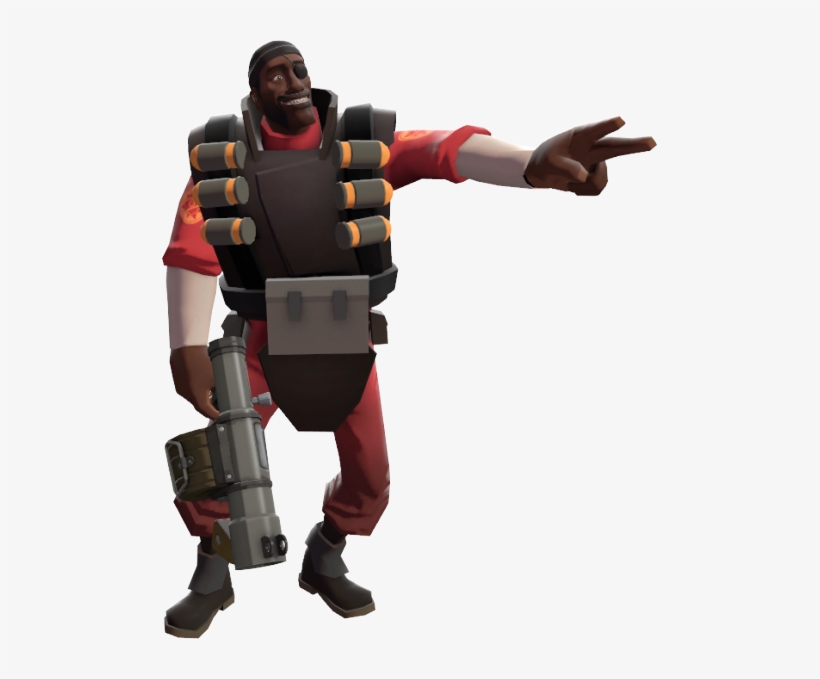 495px-demomantaunt2 - Tf2 Demoman Laughing - Free Transparent PNG ...
