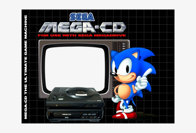 Sega Mega Cd Logo Sega Cd Reproduction Etsy.de