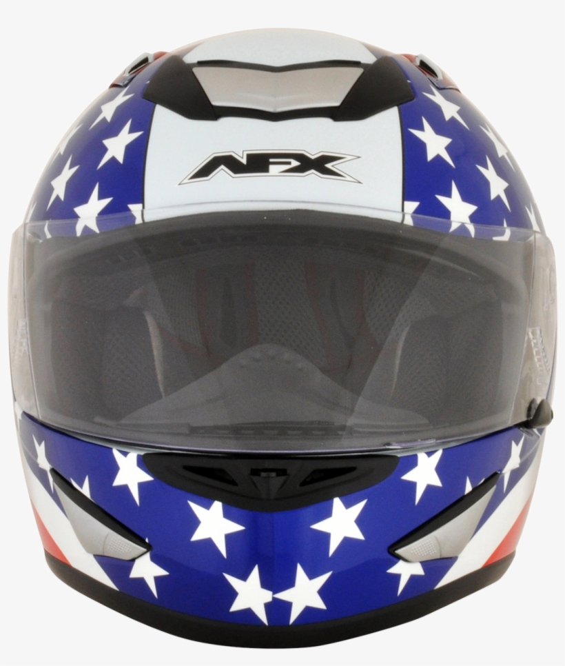 Afx Unisex White Motorcycle American Flag Riding Street - Afx Fx-95 ...