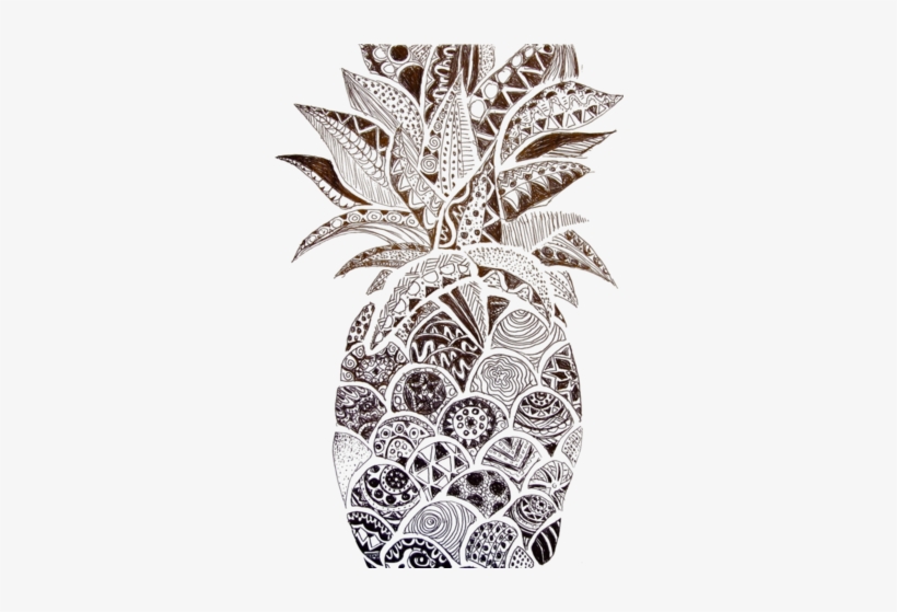 Pineapple With Designs - Mobile Phone - Free Transparent PNG Download ...