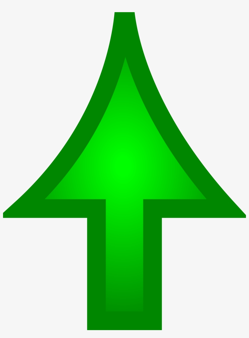 Open - Green Arrow Up - Free Transparent PNG Download - PNGkey