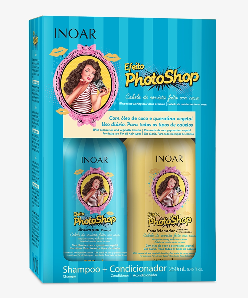 Efeito Photoshop - Inoar - Efeito Photoshop Kit Shampoo E Condicionador ...