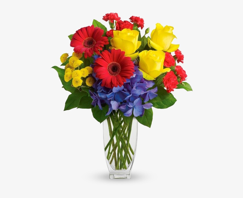 About Us - Triadic Color Scheme Flower Arrangements - Free Transparent ...
