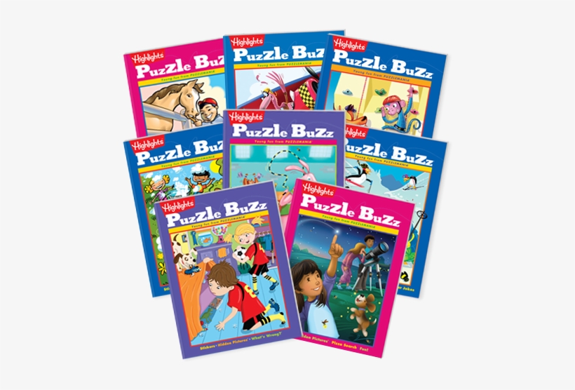 Puzzle Buzz 8-book Set - Free Transparent PNG Download - PNGkey