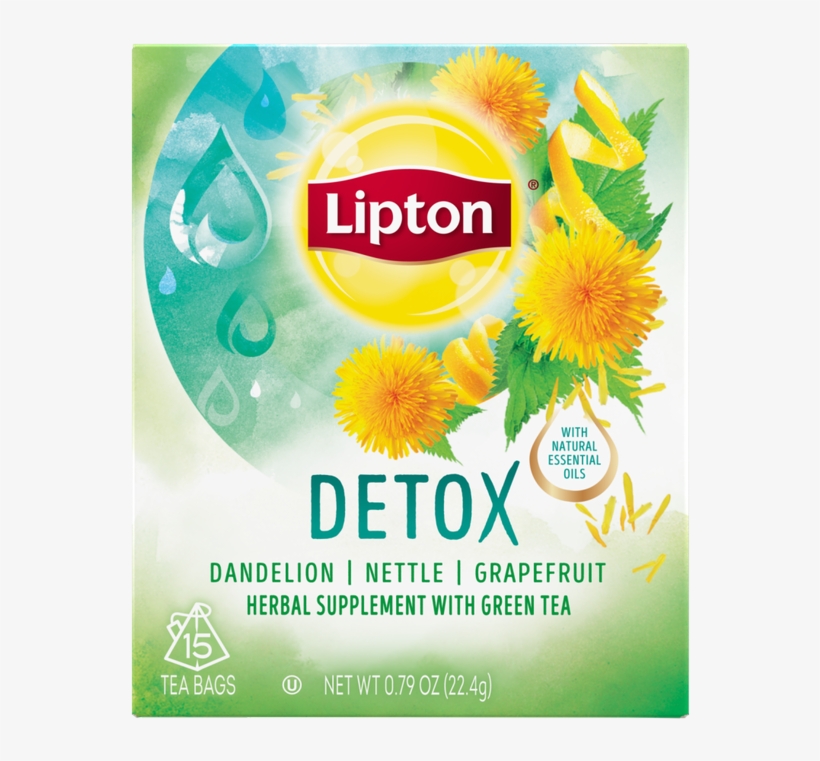 Lipton Detox Tea - Free Transparent PNG Download - PNGkey