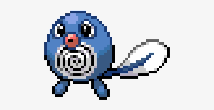 Poliwag - Poliwag Pixel Art - Free Transparent PNG Download - PNGkey