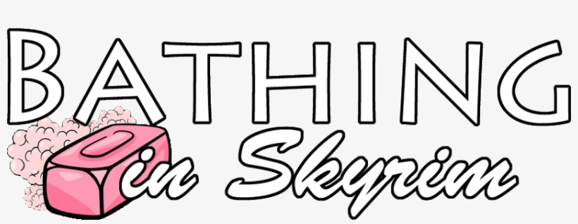 Bathing In Skyrim Logo - Skyrim Bathing Mod - Free Transparent PNG ...