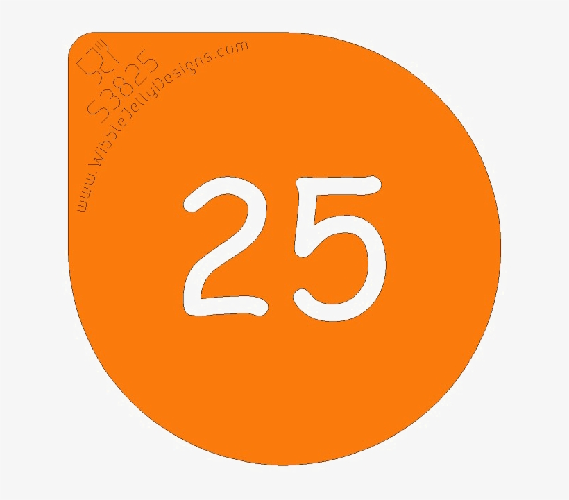 25 Number Download Transparent Png Image - Circle - Free Transparent ...