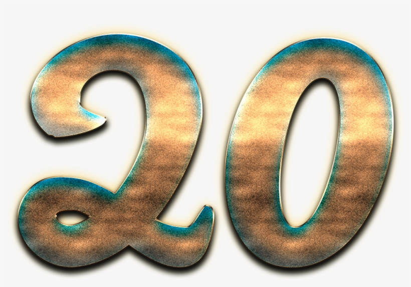 20 Number Design Png - Number 100 Transparent - Free Transparent PNG ...