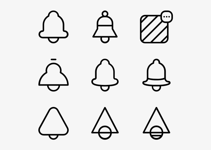 Notification Bell Icons - Bell Icon Vector - Free Transparent PNG ...