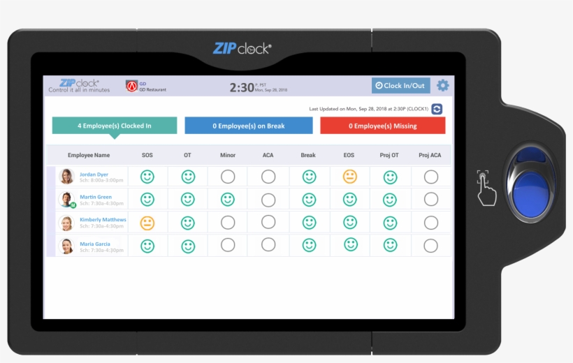 Altametrics Zip Clock Time Clock - Free Transparent PNG Download - PNGkey
