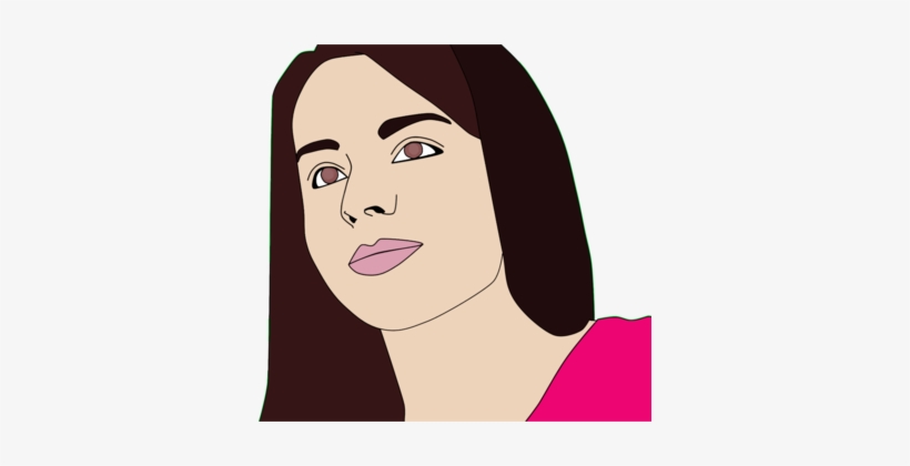 Drawing Woman Portrait Eye Face - Free Transparent PNG Download - PNGkey