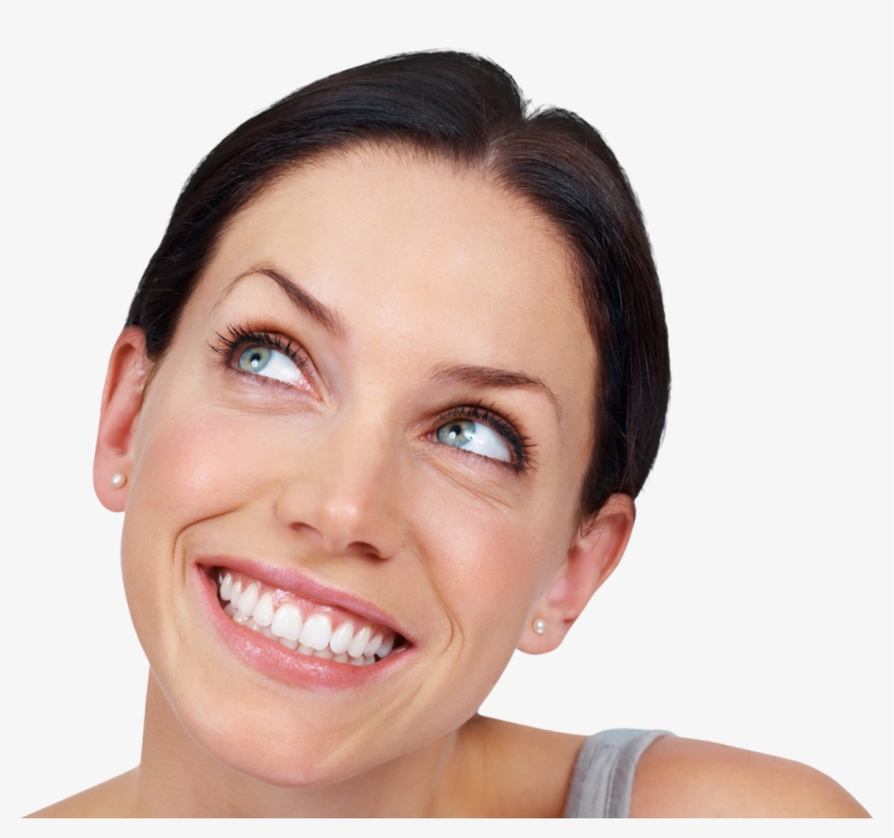 Close-up Of Woman's Face With Beautiful Eyes - Free Transparent PNG ...