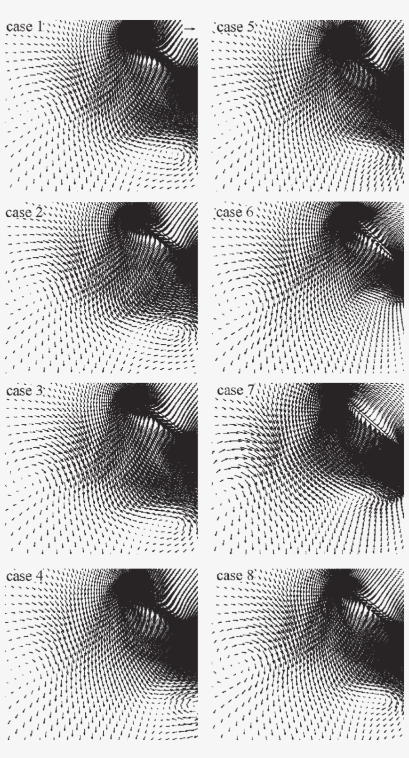Plot Of Absolute Velocity Vector Projected In A Section - Monochrome ...