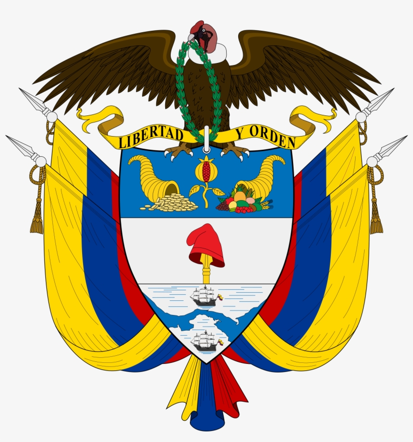 Open - Escudo De Colombia En Png - Free Transparent PNG Download - PNGkey