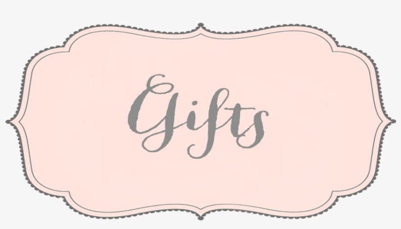 Gifts Blush Bracket Frame - Calligraphy - Free Transparent PNG Download ...