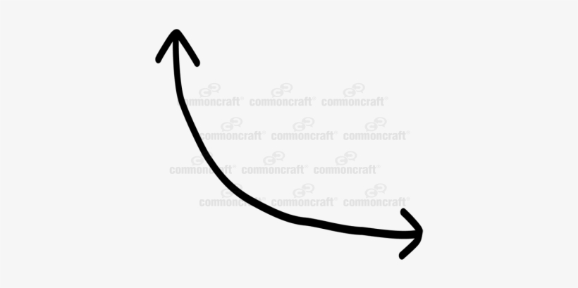 Arrow Line Double Curve - Free Transparent PNG Download - PNGkey