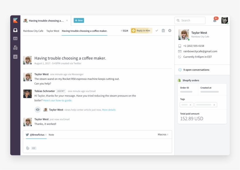 Ready To Love Your Inbox Again - Kayako Software - Free Transparent PNG ...