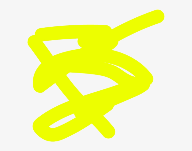 Yellow Scribble - Yellow - Free Transparent PNG Download - PNGkey