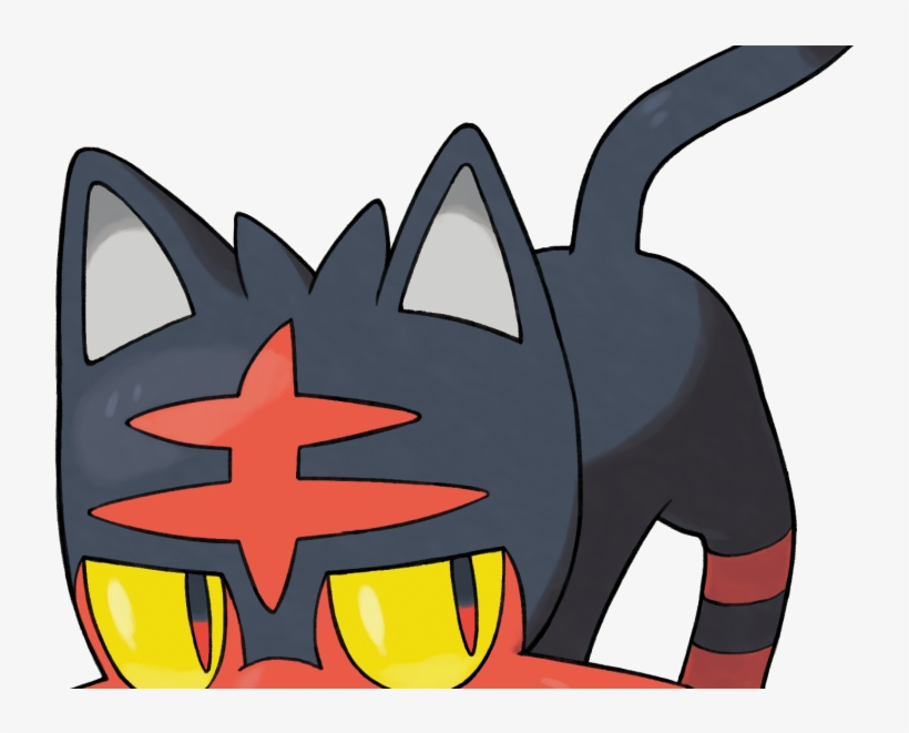 Litten-1068x580 - Pokemon Moon - Digital Download - Free Transparent ...