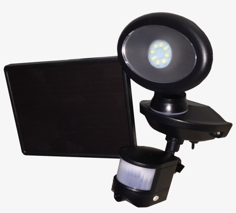Solar-powered Security Video Camera And Spotlight - Maxsa 3-piece Led ...