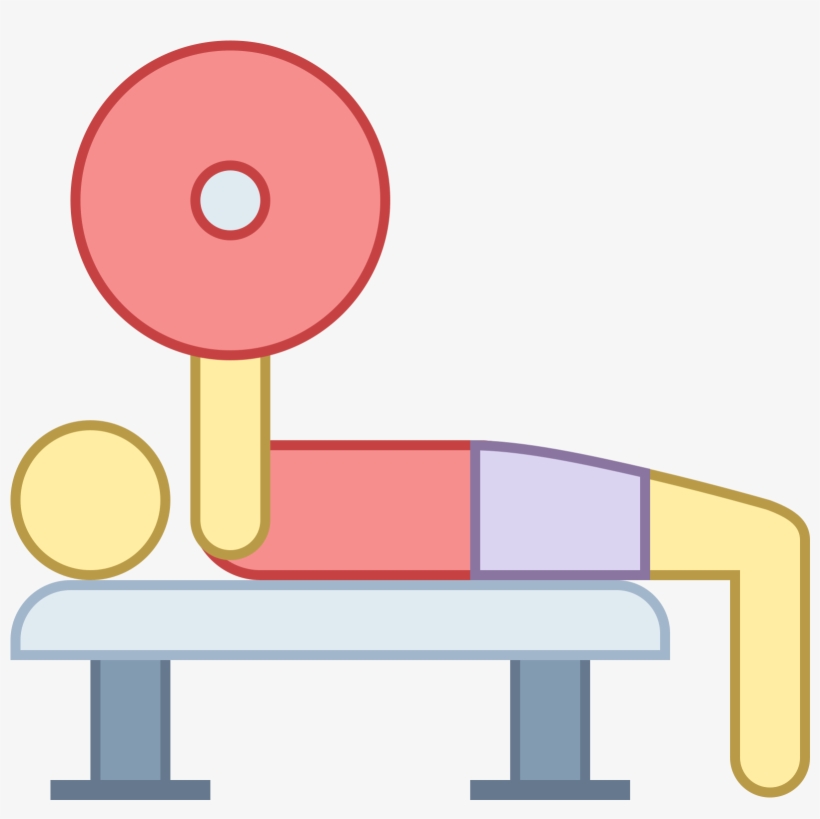 Bench Press Icon - Bench Press - Free Transparent PNG Download - PNGkey
