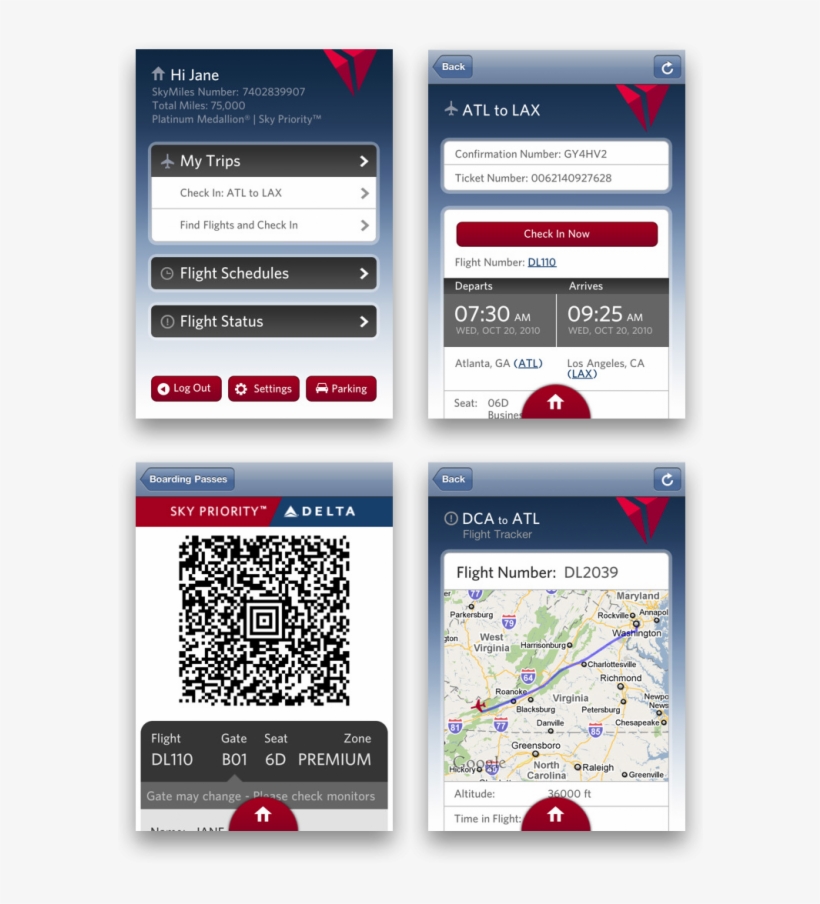 Delta Is Doing A Lot Of Things Right - Fly Delta App - Free Transparent ...