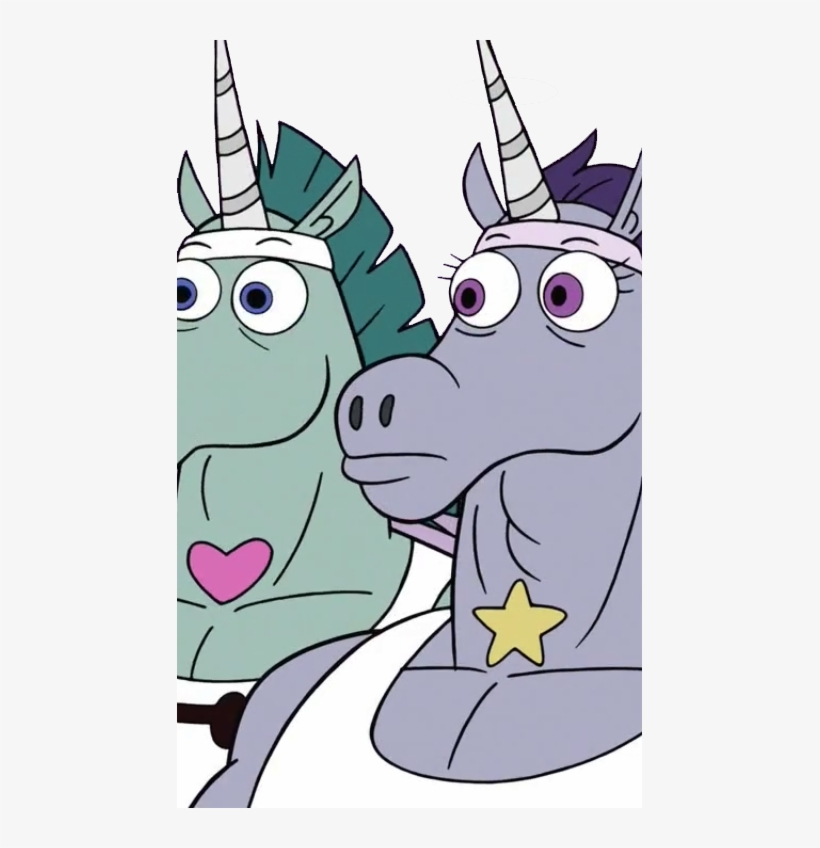 Female Warnicorn Buff Up - Cartoon - Free Transparent PNG Download - PNGkey