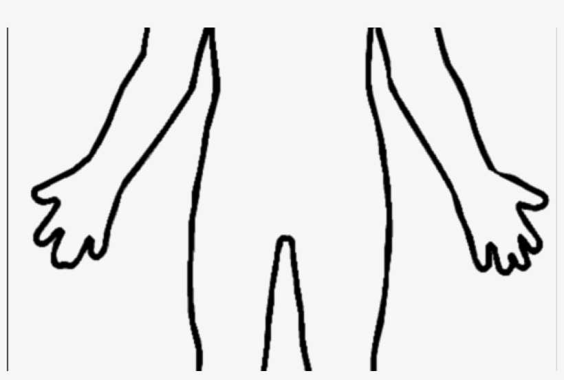 Human Body Outline Clipart