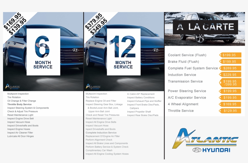 Atlantic Hyundai Service Menu - Hyundai - Free Transparent PNG Download ...