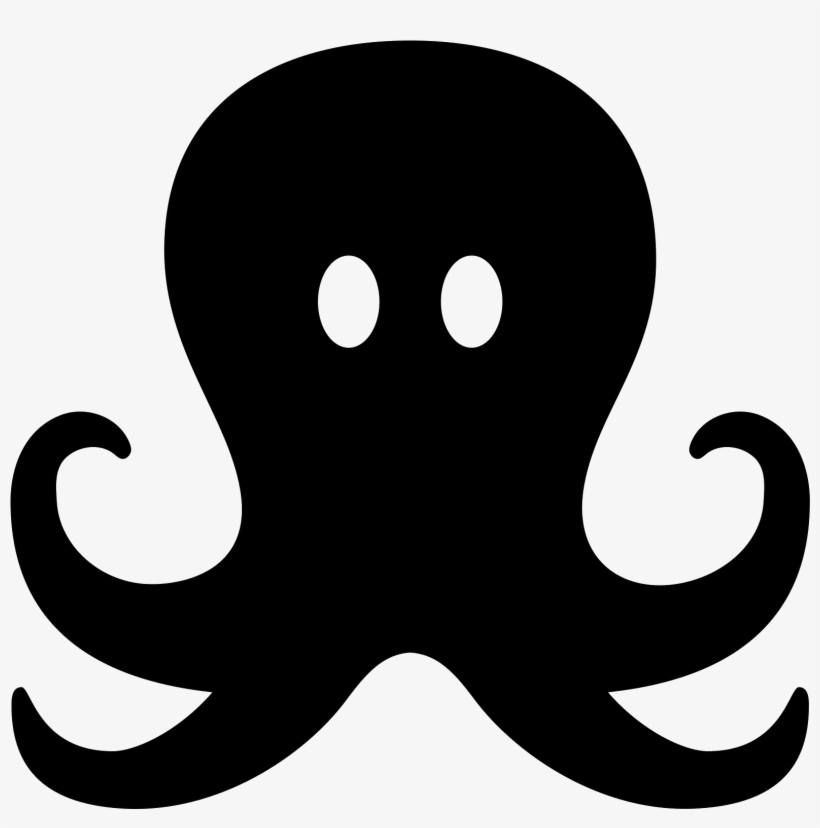 An Octopus Facing Forward, The Front Four Legs Visible - Polvo Icon ...
