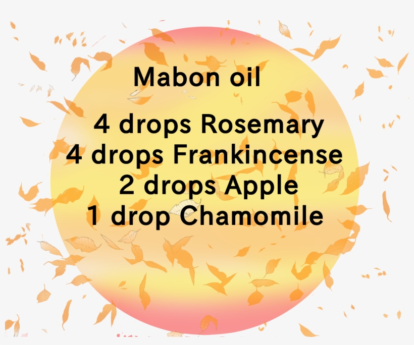 Mabon Oil Recipe I Found And Made An Image For - Illustration - Free ...