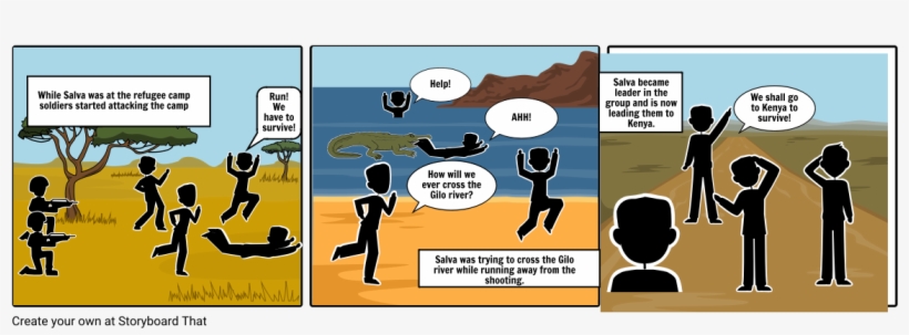 A Long Walk To Water - Long Walk To Water Storyboard Salva - Free ...