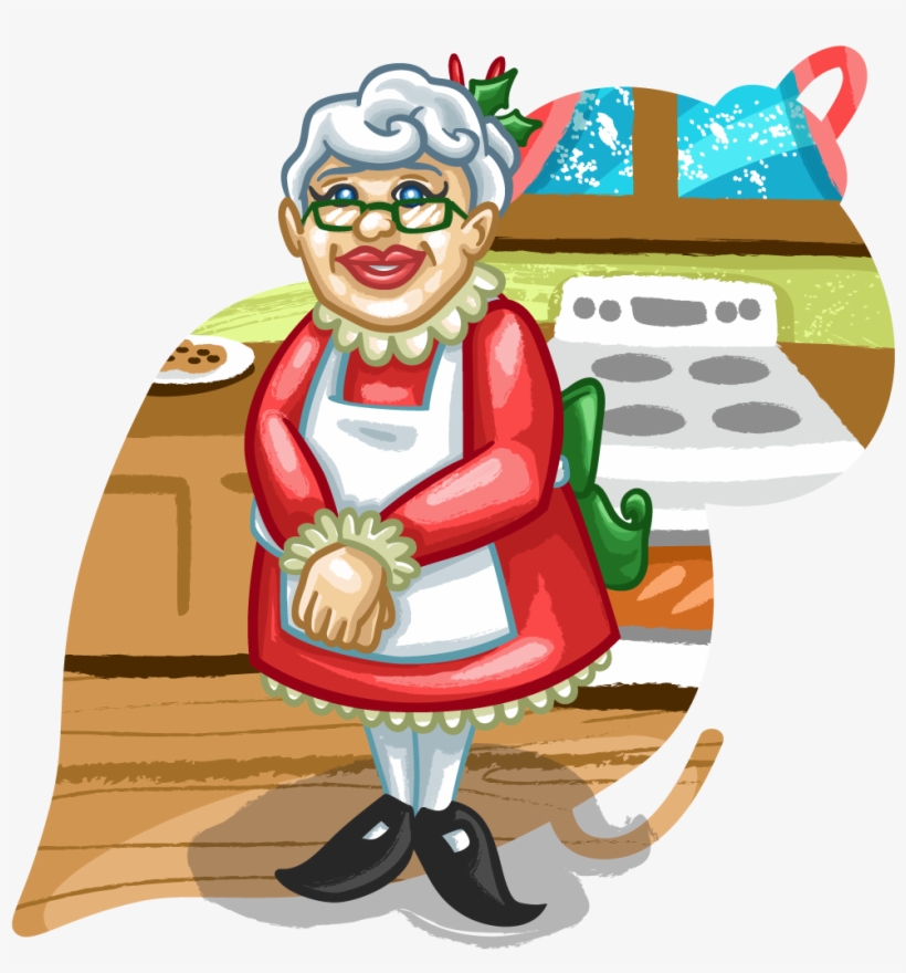 Mrs - Claus - Cartoon - Free Transparent PNG Download - PNGkey