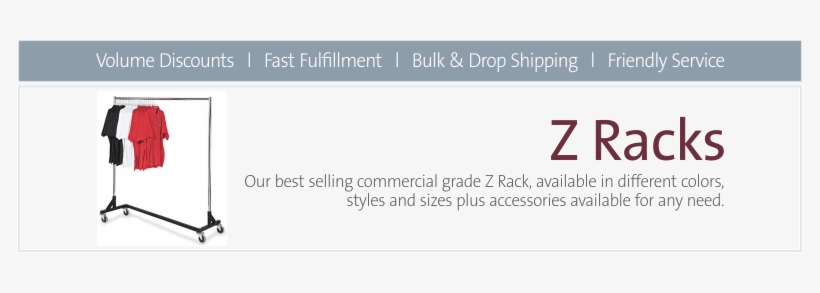 Large Z Racks & Accessories - Clothes Racks - Rolling Z-rack - Black ...