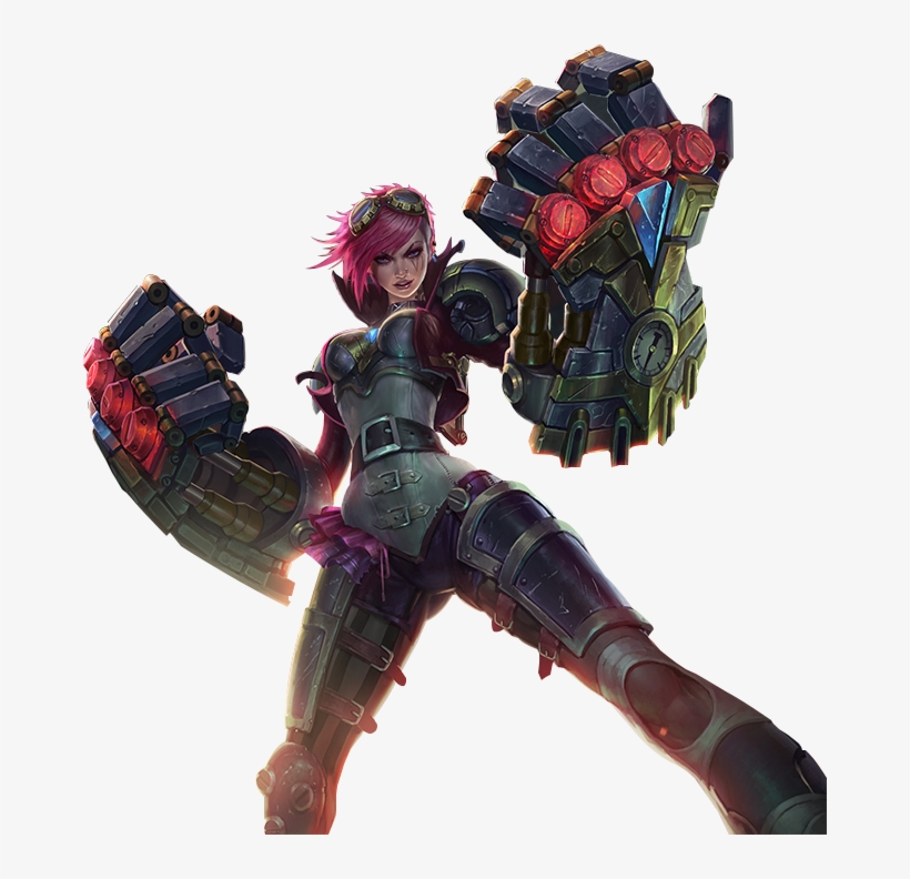 Classic Vi Skin Splashart Png Image - League Of Legends Vi Png - Free ...