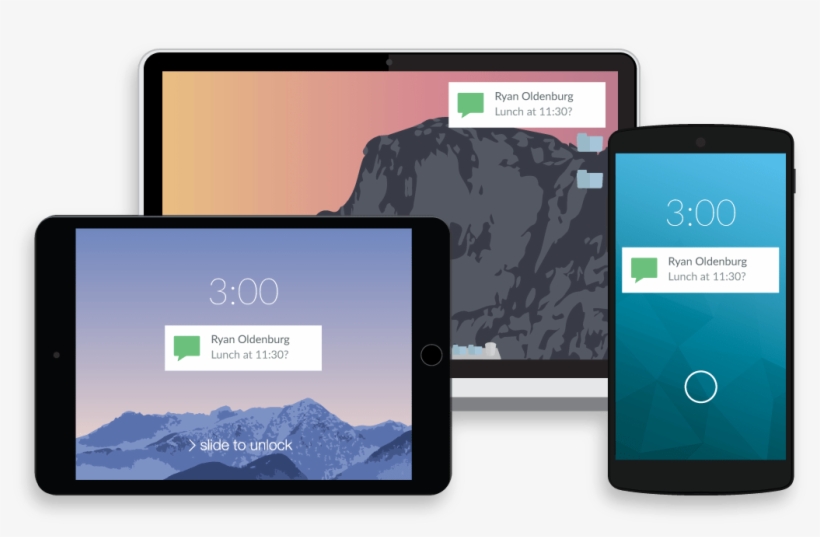 Project Launched - Pushbullet Notification - Free Transparent PNG ...