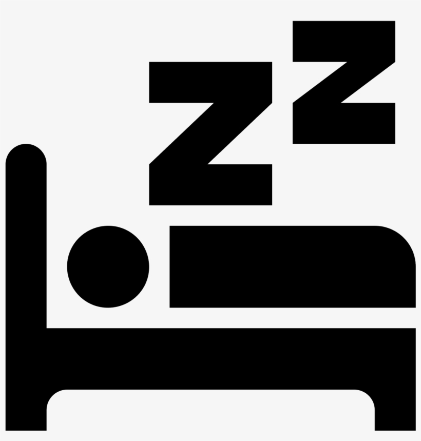Seen From The Side, A Person Lying Down In - Transparent Sleep Icon ...