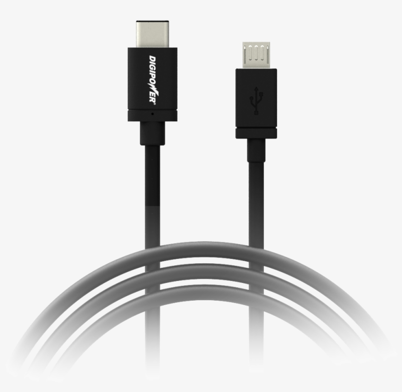 Digipower Re-fuel Usb 2.0 Type-c 80mbps, C Male/b, - Free Transparent ...