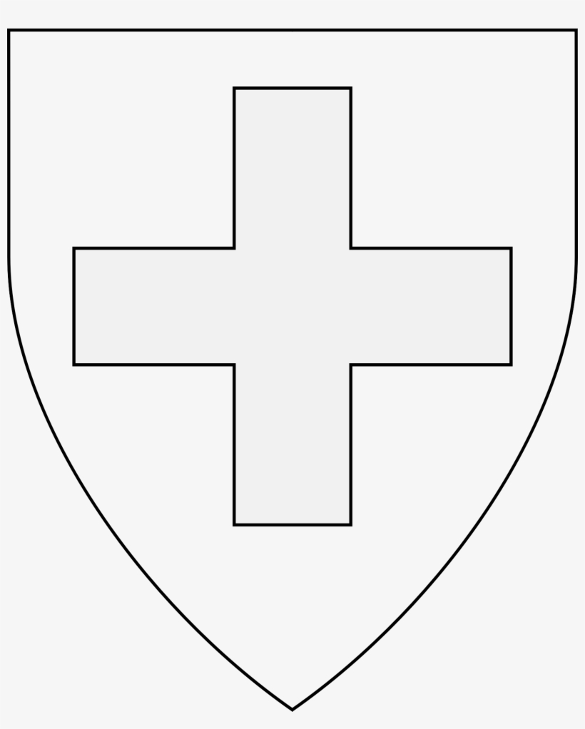 Cross Couped - White Cross Black Flag - Free Transparent PNG Download ...