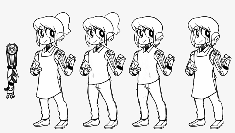 Full Body Sketches - Cartoon - Free Transparent PNG Download - PNGkey
