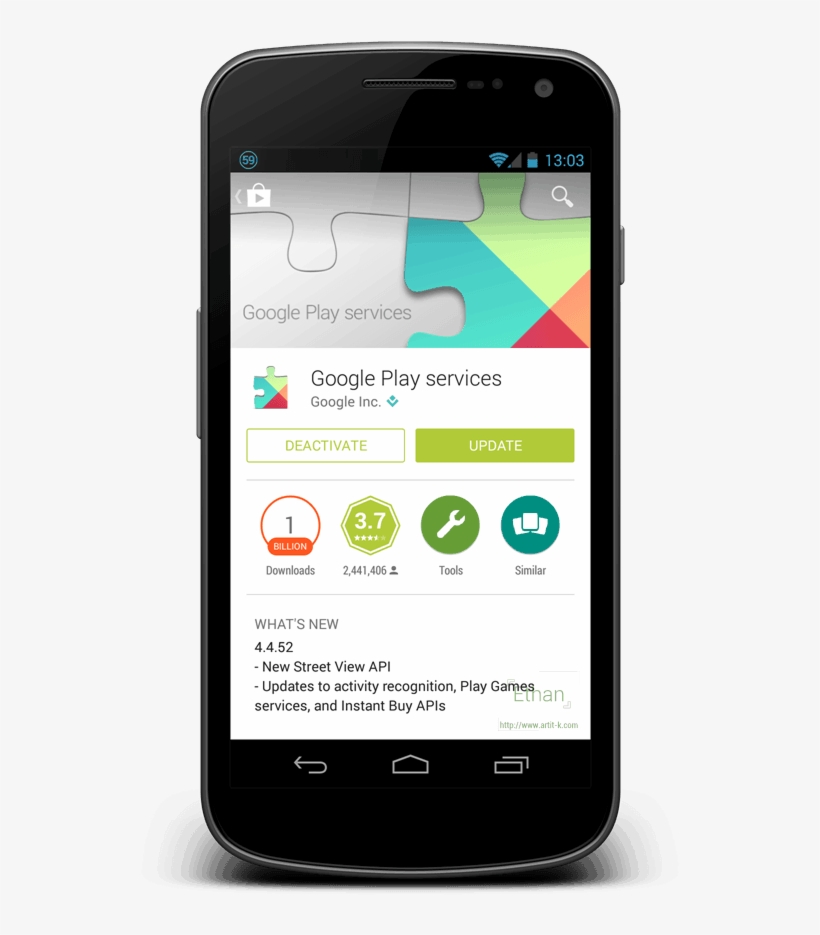 Google Play Services App Download And Update To New - Sign In Google ...