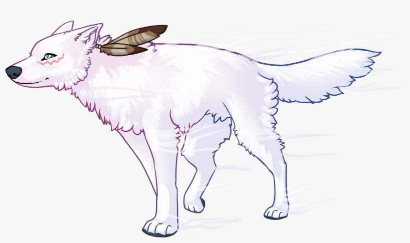 White Wolf - Drawing - Free Transparent PNG Download - PNGkey
