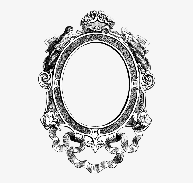 Victorian Banner Vector - Retro Frame No Background - Free Transparent ...