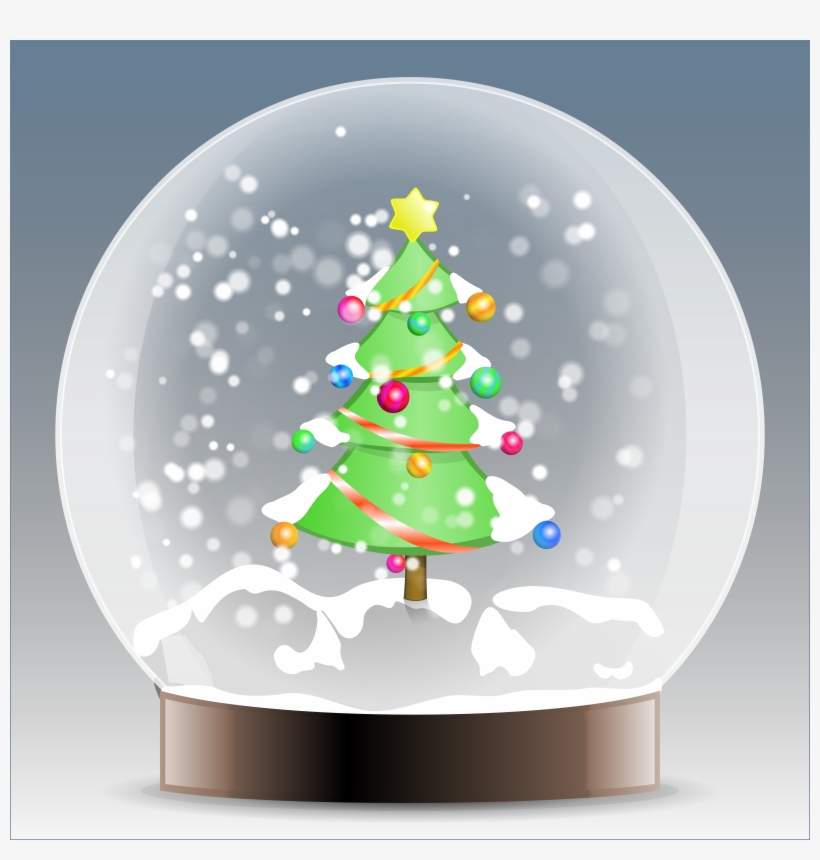 Winter Clipart Snow Globe - Christmas Snow Globes Clip Art - Free ...