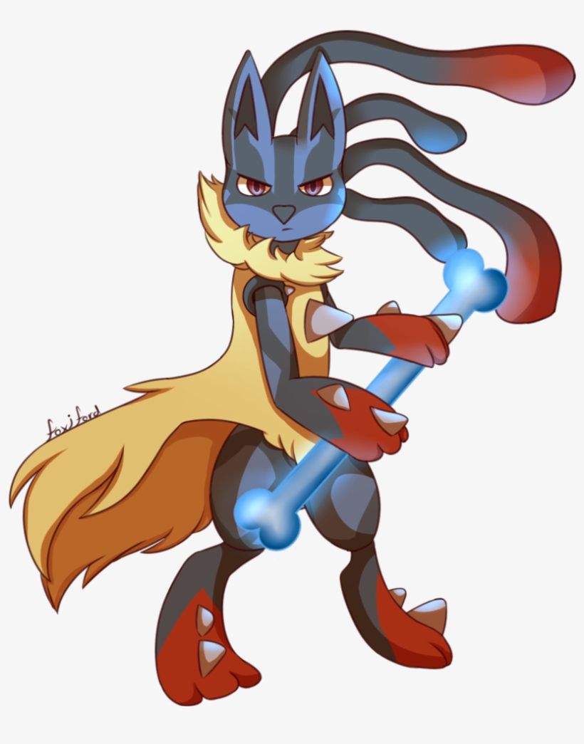 By Foxiford On Deviantart - Lucario - Free Transparent PNG Download ...