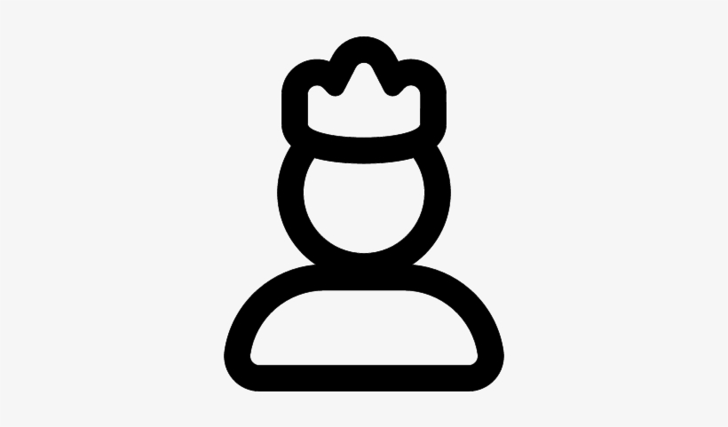 Person With Crown Outline Vector - Person With Crown Png - Free ...