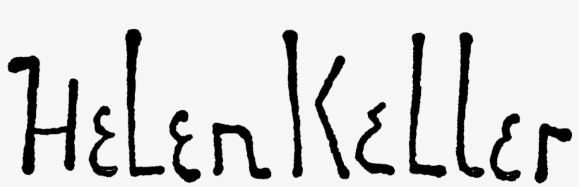 Helen Keller Signature - Free Transparent PNG Download - PNGkey