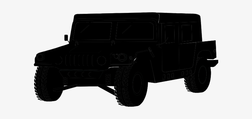 Small - Silhouette Of A Hummer - Free Transparent PNG Download - PNGkey